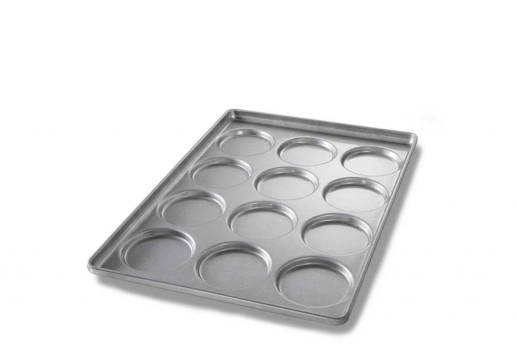 5" Hamburger Bun Pan - Chicago Metallic - A Bundy Baking Solution