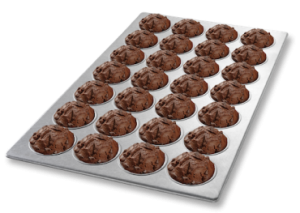 Crimped Round Bread 4-Pan Set - Chicago Metallic - A Bundy Baking Solution